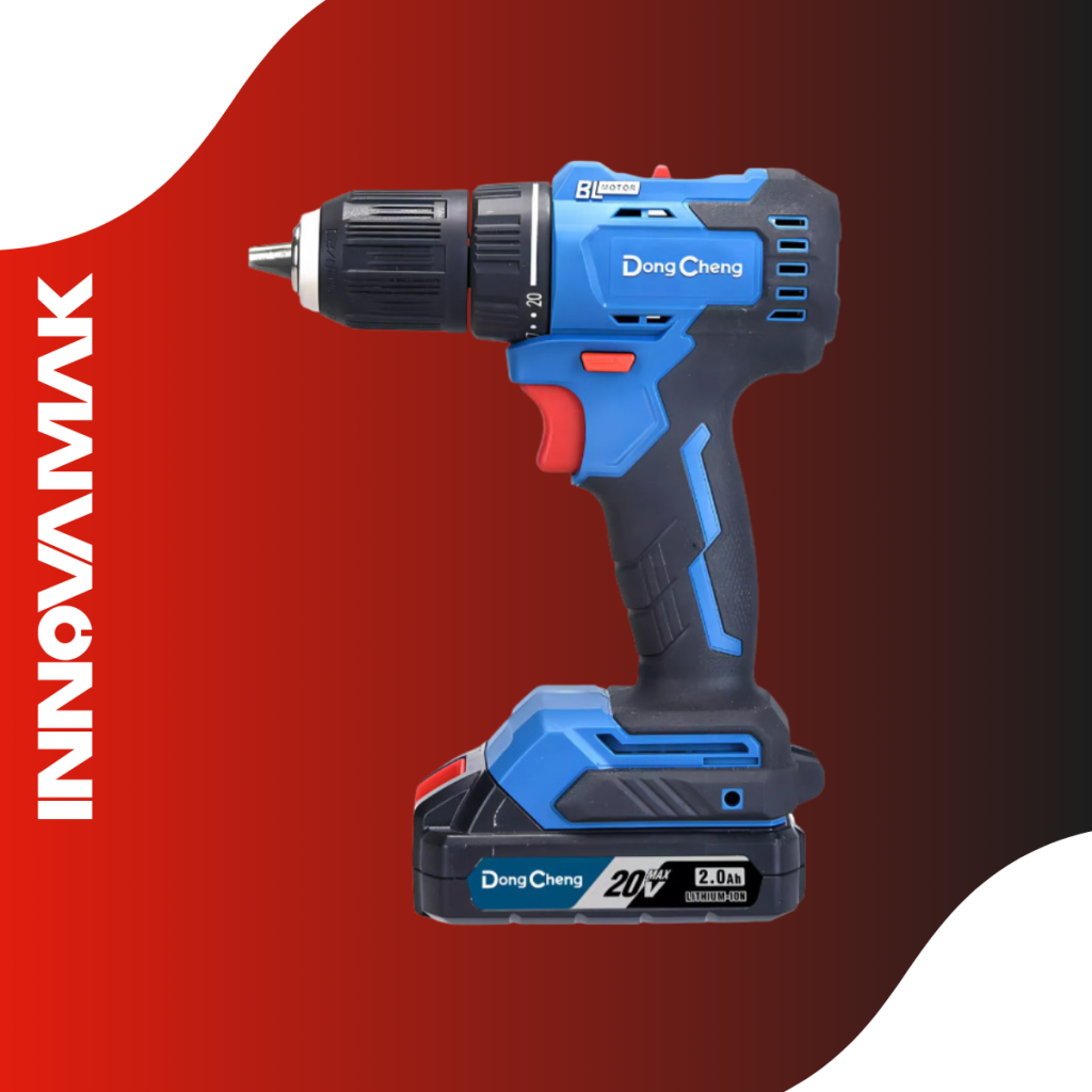 TALADRO ATORNILLADOR 13MM 20V BRUSHLESS DONGCHENG - INNOVAMAK